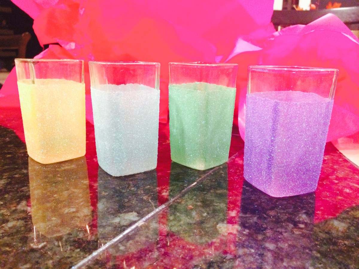DIY Glitter Shot Glasses – Acacia Uncorked