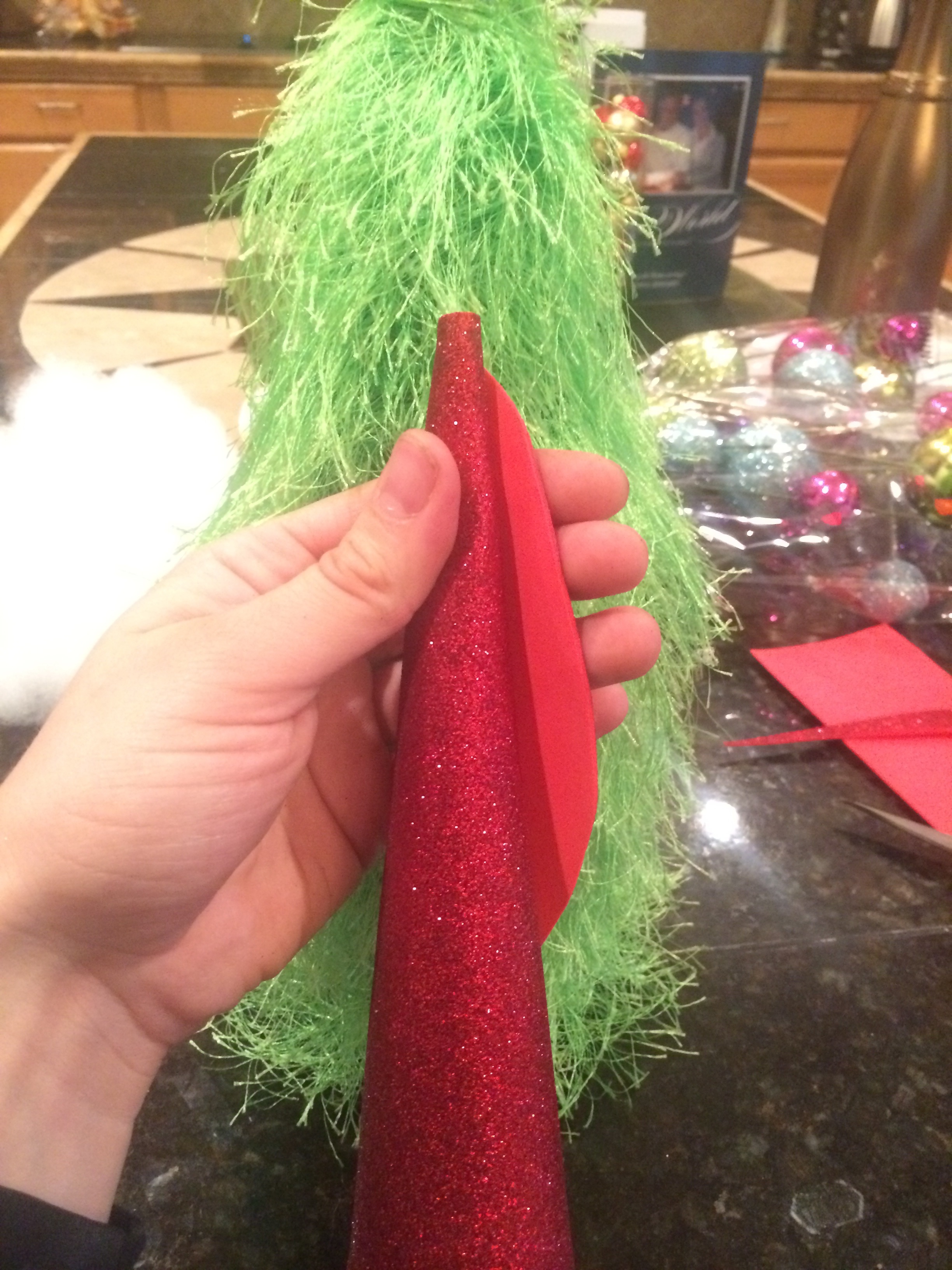 DIY Christmas Decor Grinch Wine Bottle – Acacia Uncorked